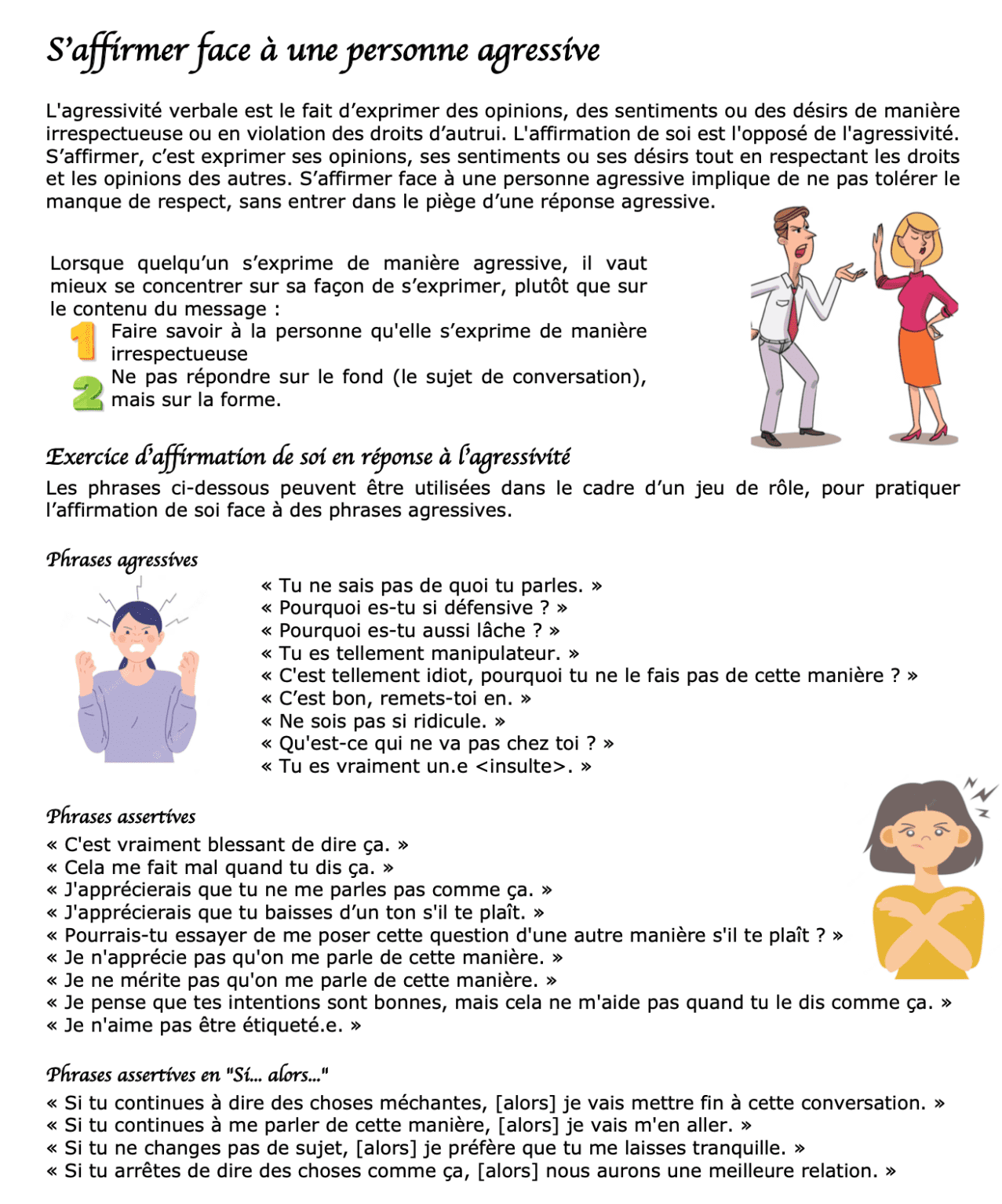 Psychologie positive | Liste de 100 forces et qualités [PDF]