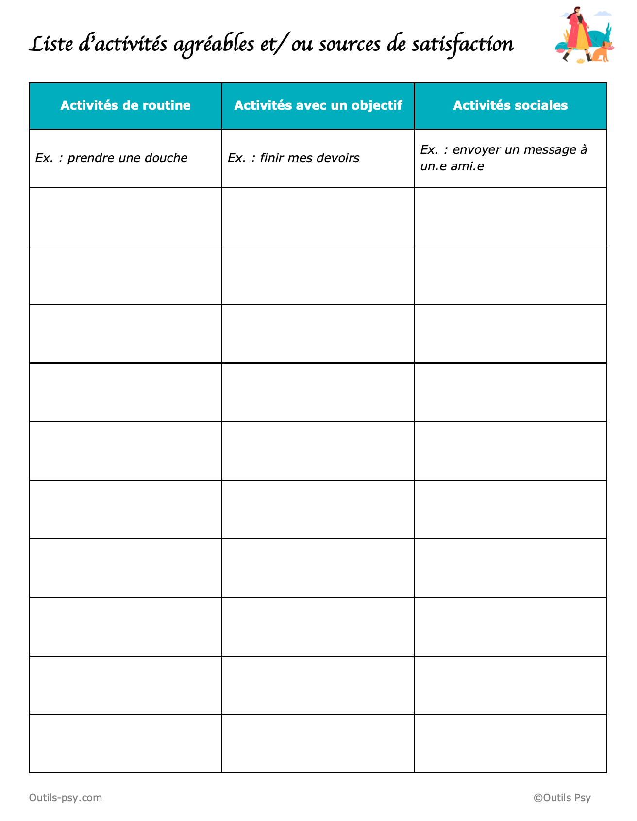 Exercices de thérapie cognitivo-comportementale (TCC) | PDF
